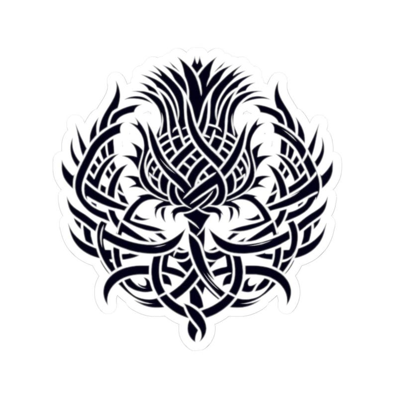 Celtic Scottish Thistle Vinyl Decal - Etsy