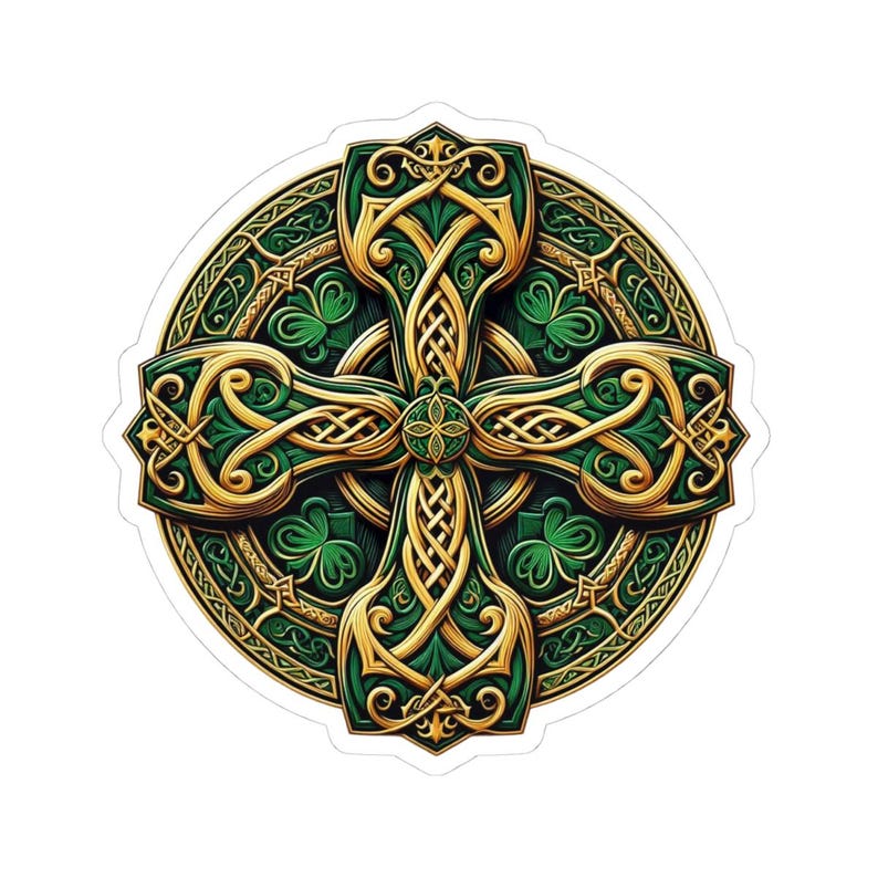 Irish Celtic Shield Vinyl Decal - Etsy