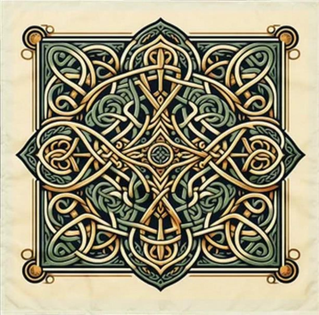 Irish Celtic Knot Bandana - Etsy