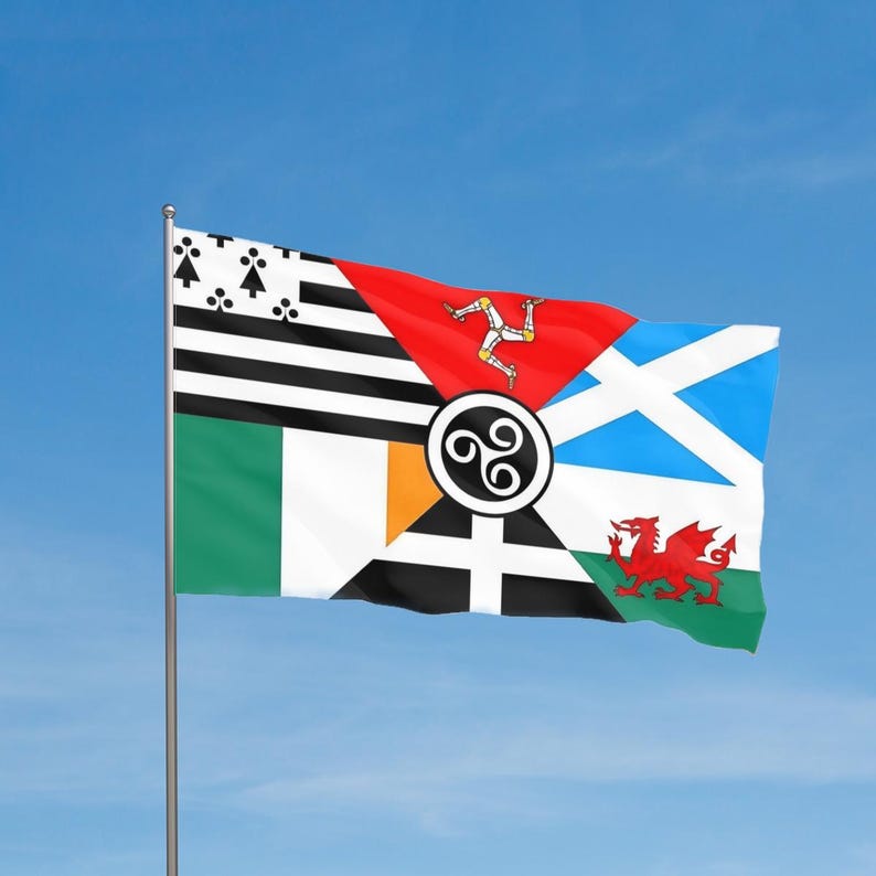 Celtic Nations Flag - Etsy