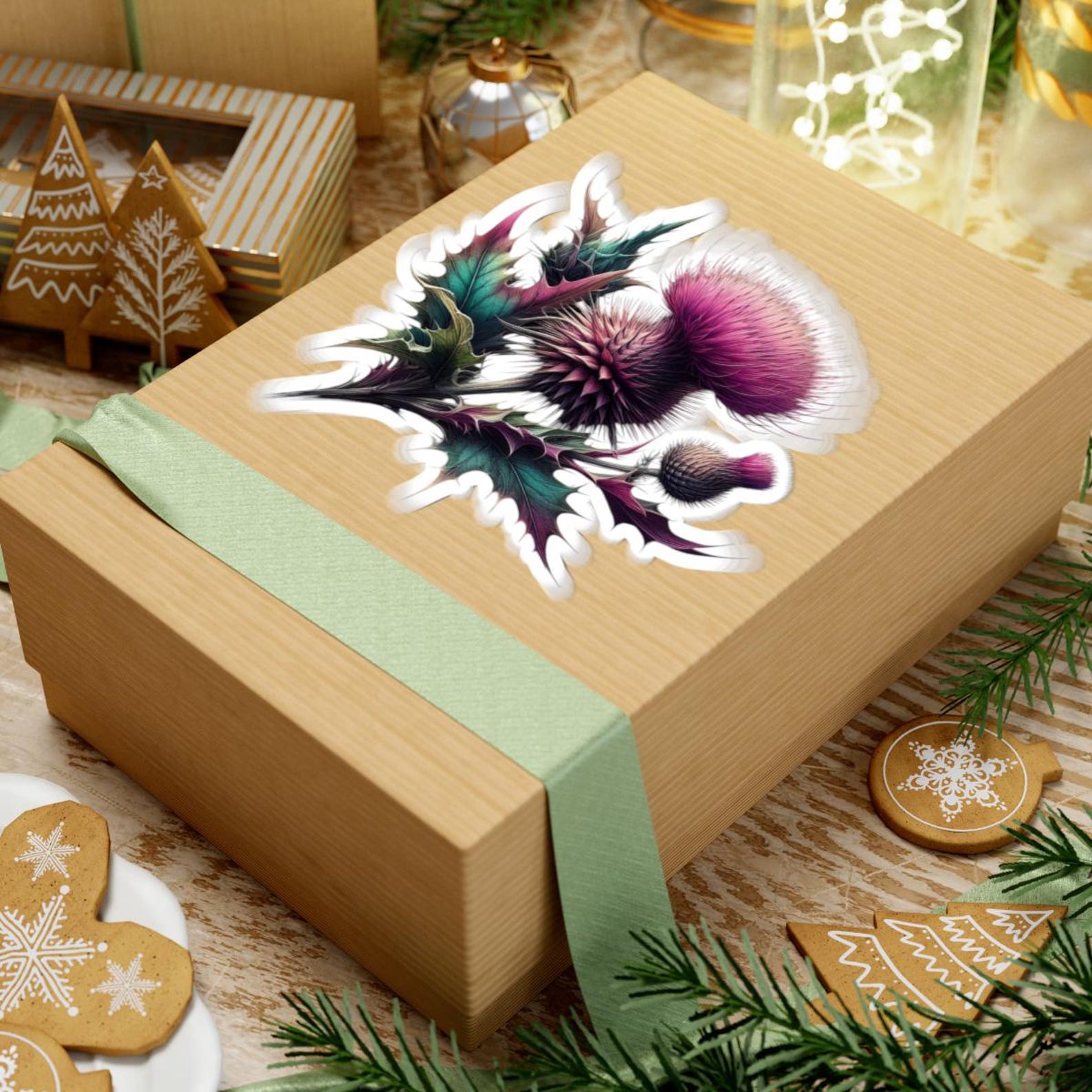 Scottish Thistle 2 Vinyl Decal - Etsy