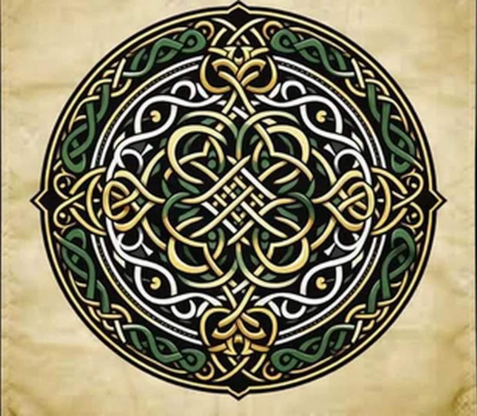 Irish Celtic Knot Bandana - Etsy