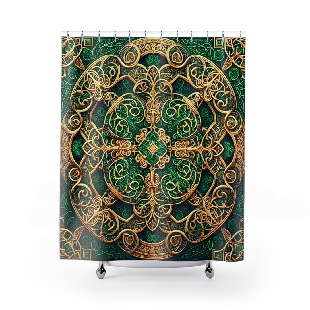 Irish Celtic Nobility Shower Curtain - Etsy