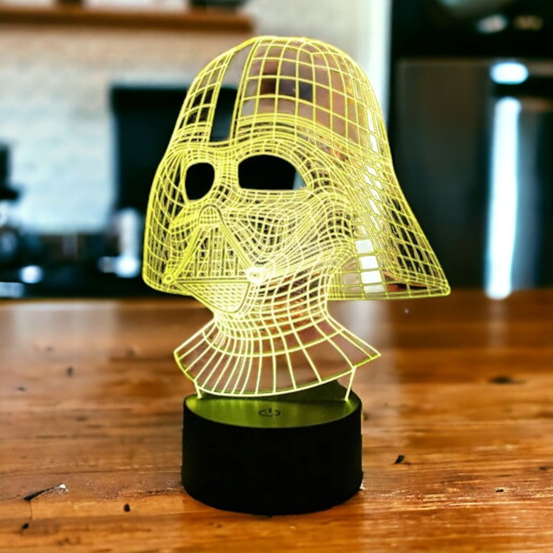 Darth Vader Table Lamp Star Wars Inspired Light Star Wars Memorabilia ...
