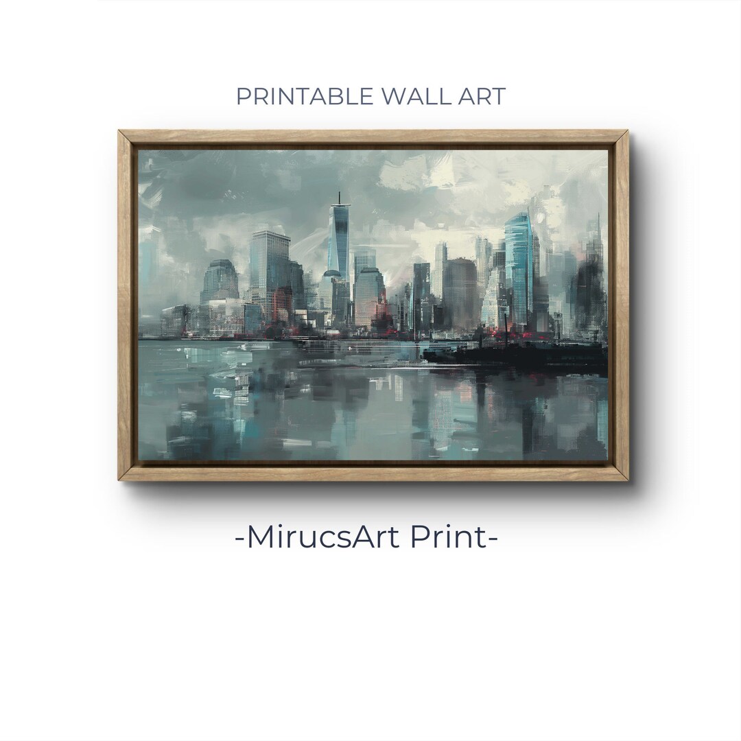Cityscapes in Motion: Abstract Depictions of New York's Skyline in ...