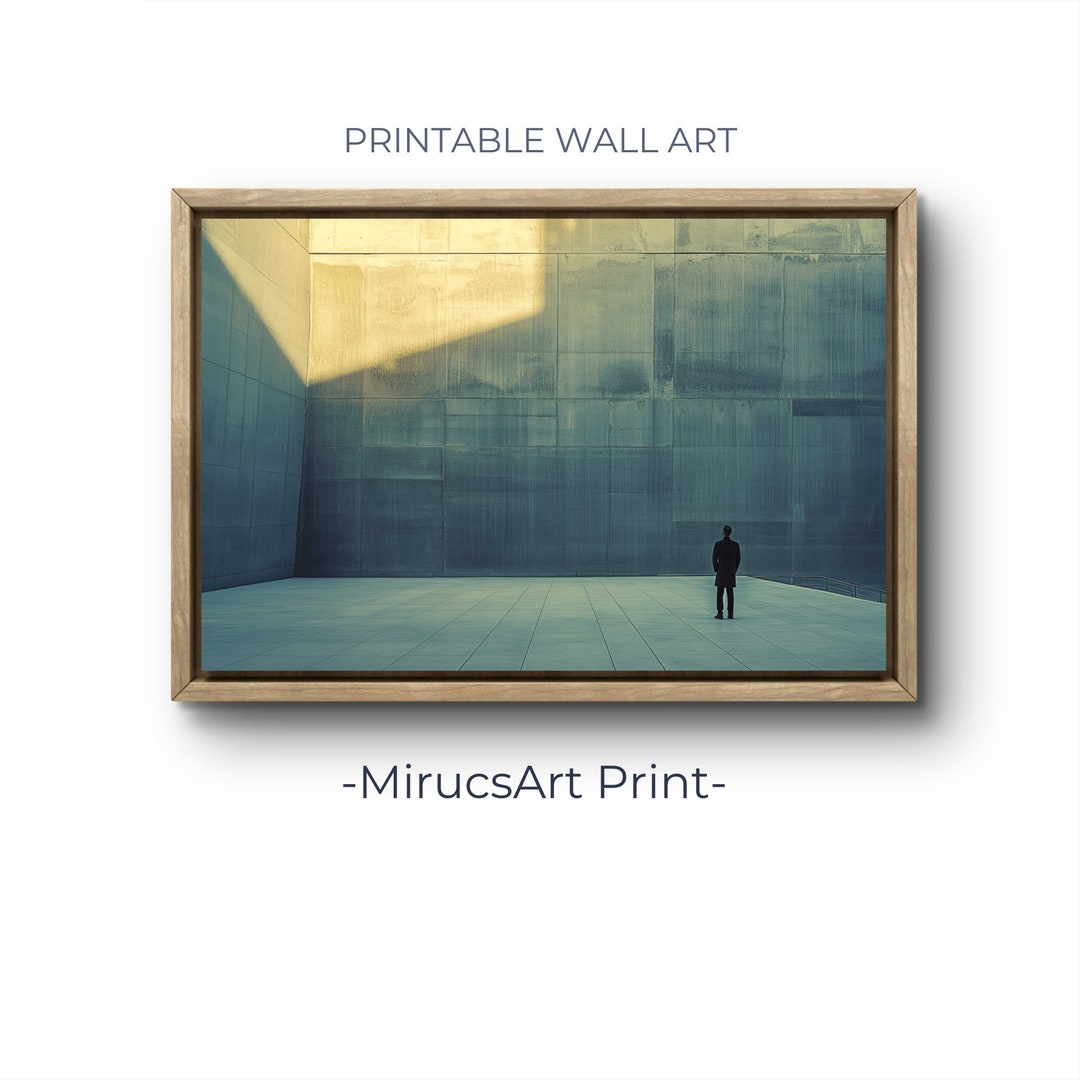 Silent Solitude: Futuristic Minimalism Capturing Contemplative Serenity ...