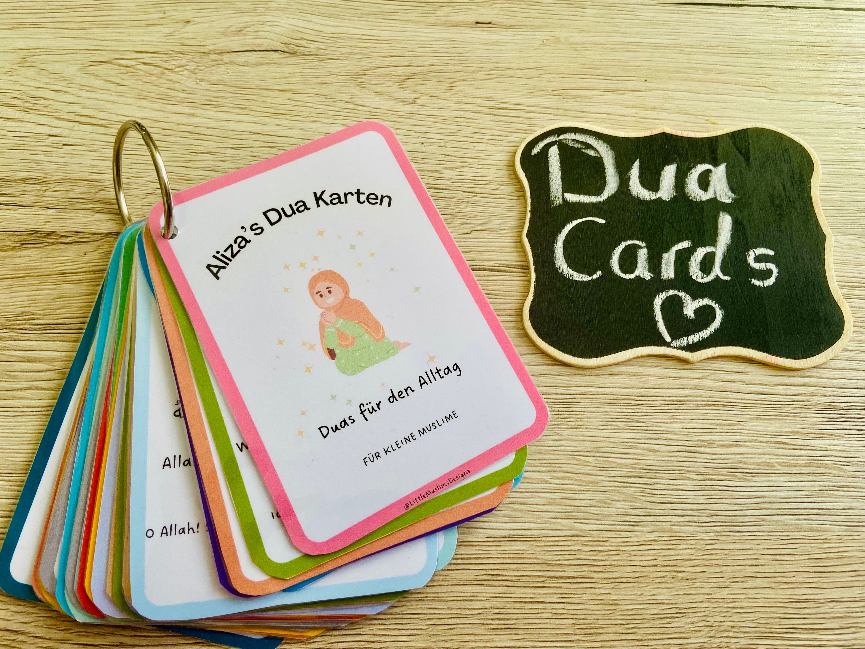 Dua Flash Cards for Children Printed and Laminated Assembled With ...
