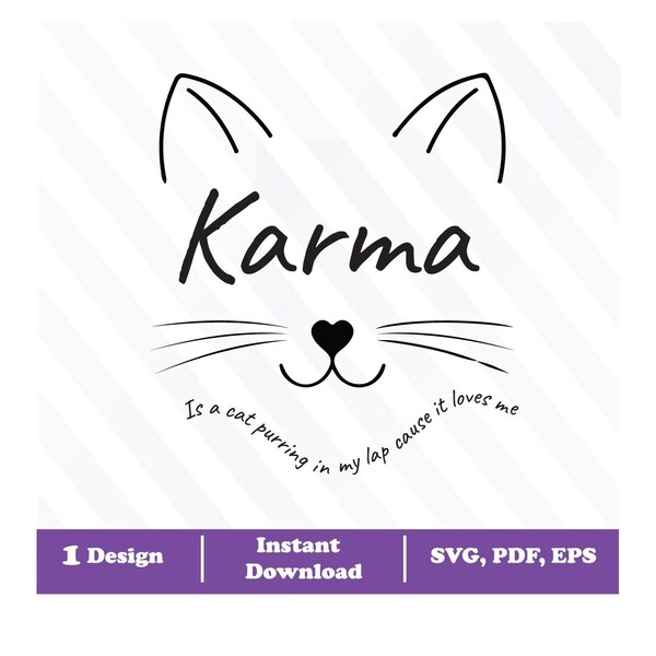 Karma Svg - Etsy