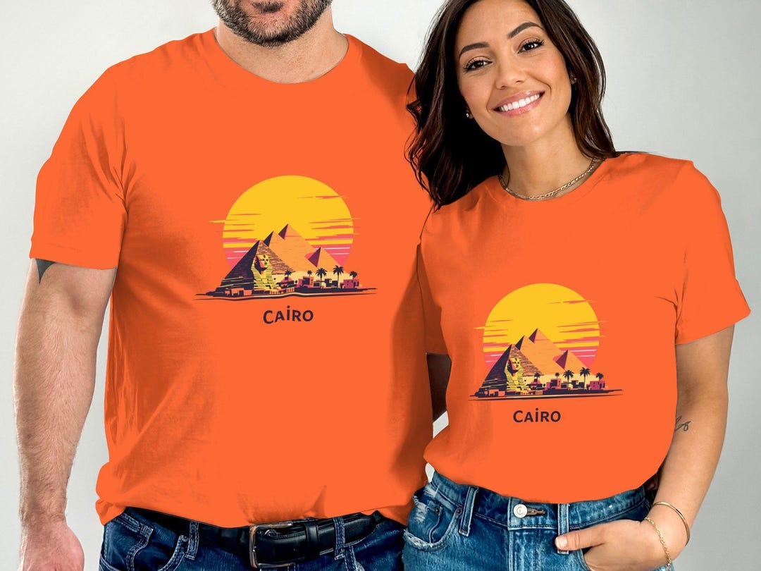 Egypt Pyramid T-shirt, Cairo Egypt Graphic Tee, Egyptian Landmarks T ...