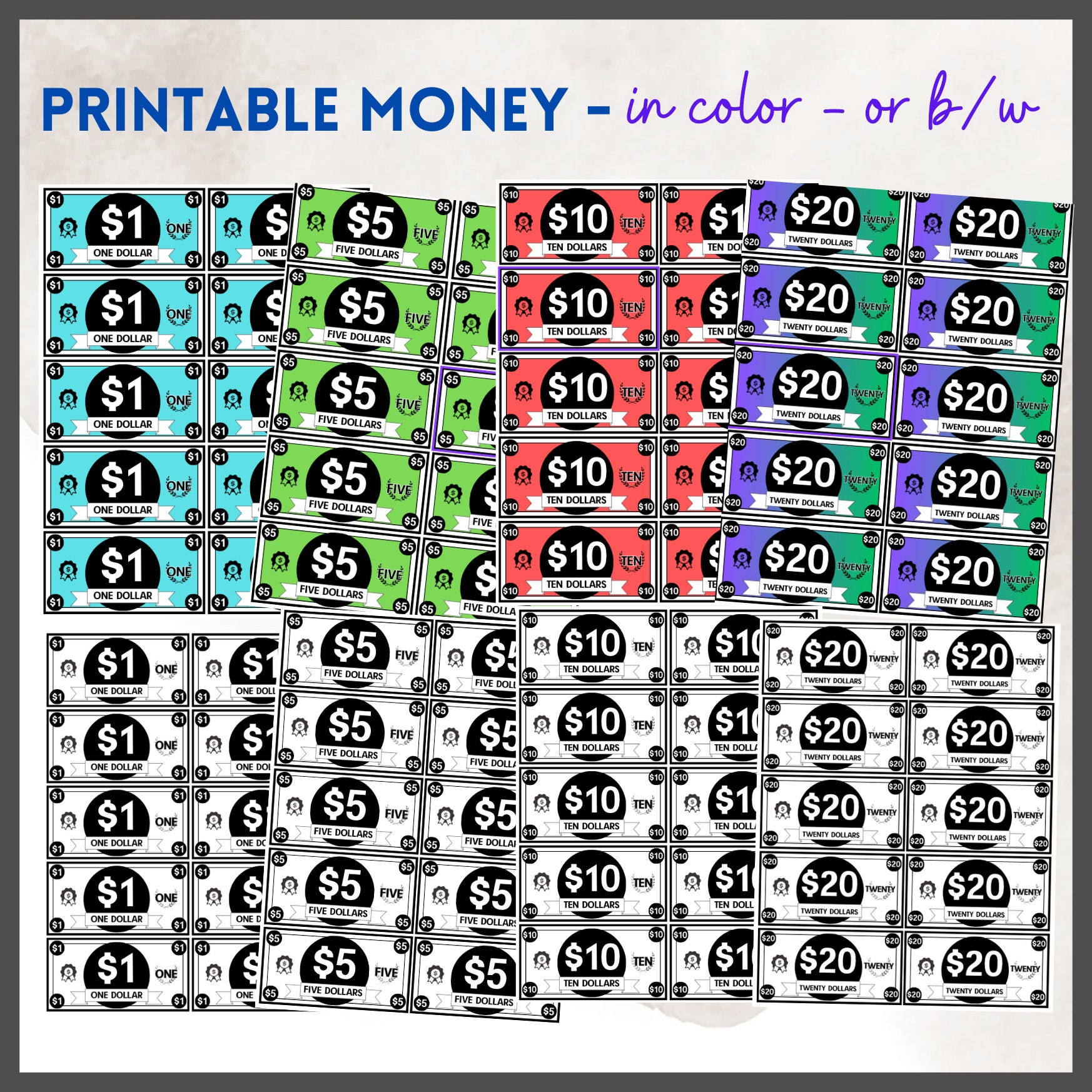 Kids Behavior System: Play Money, Rewards, Responsibility Chart ...
