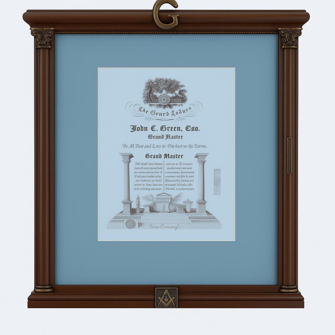 Masonic Certificate Frames (max Art Size 14" X17") - Etsy