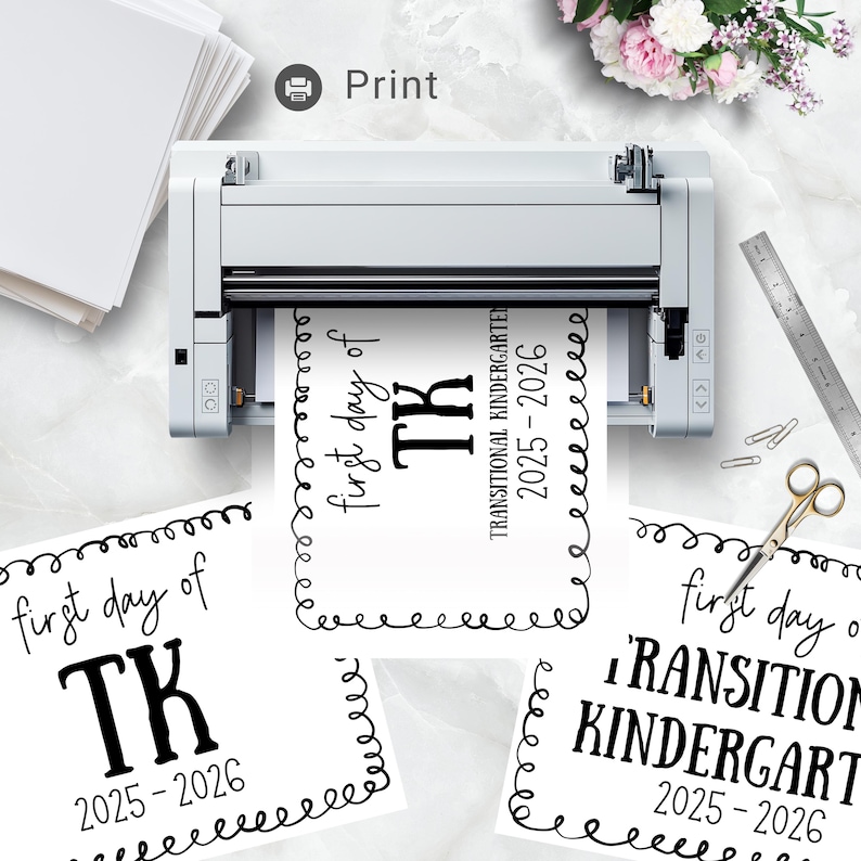 Transitional Kindergarten Sign: First Day Photo Prop (PDF Download) - Etsy