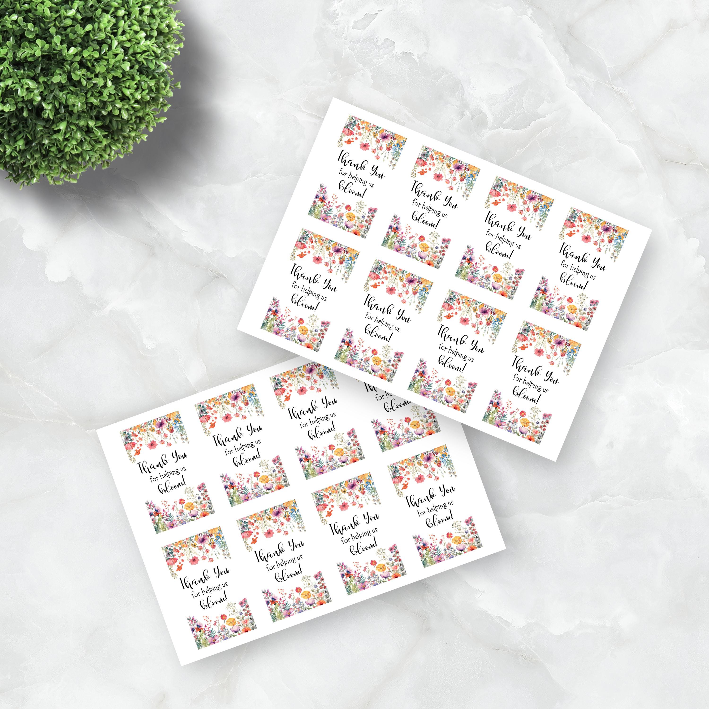 Floral Teacher Appreciation Gift Tag: Thank You for Helping Us Bloom ...