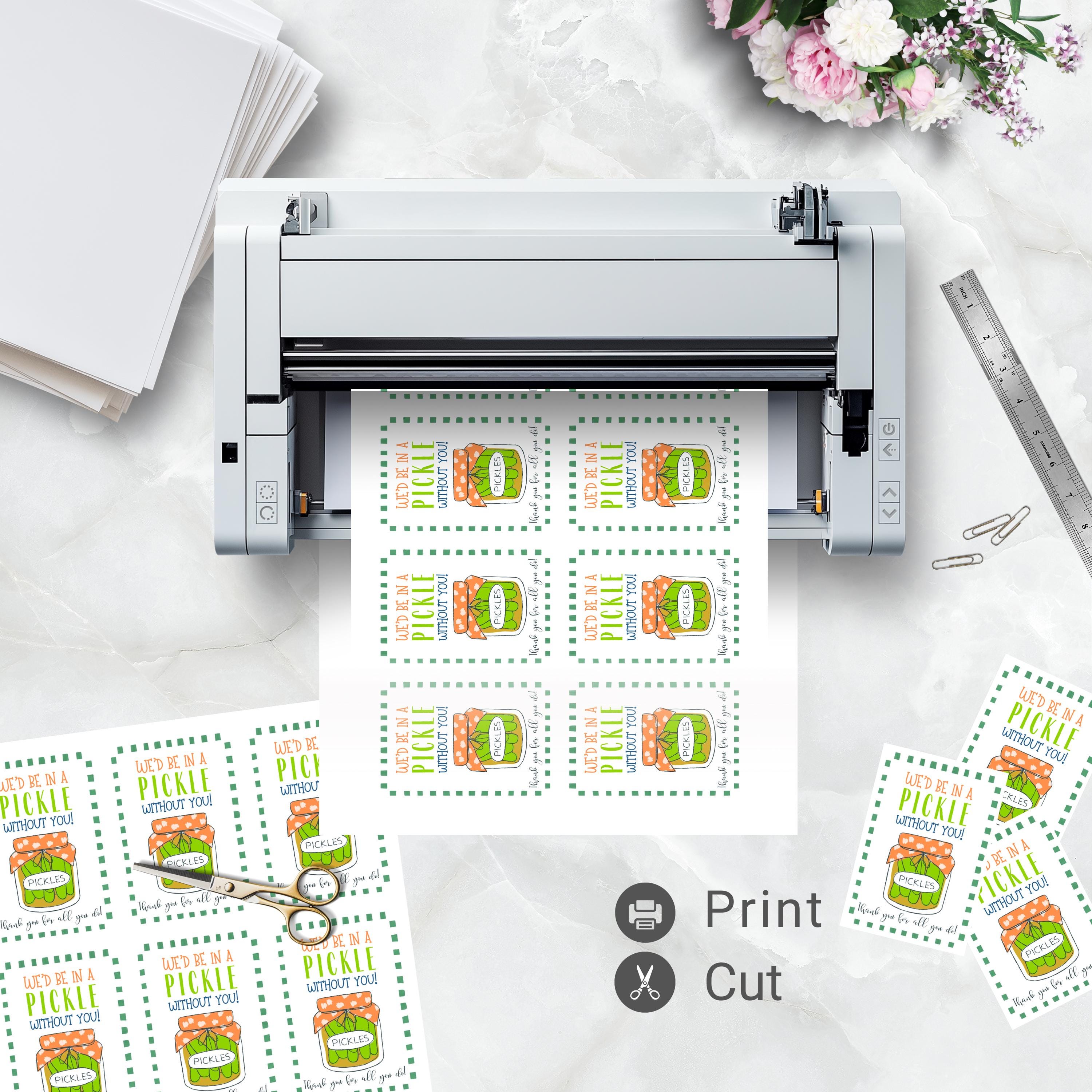 Pickle Thank You Gift Tags: Employee, Staff, Teacher (PDF Download) - Etsy