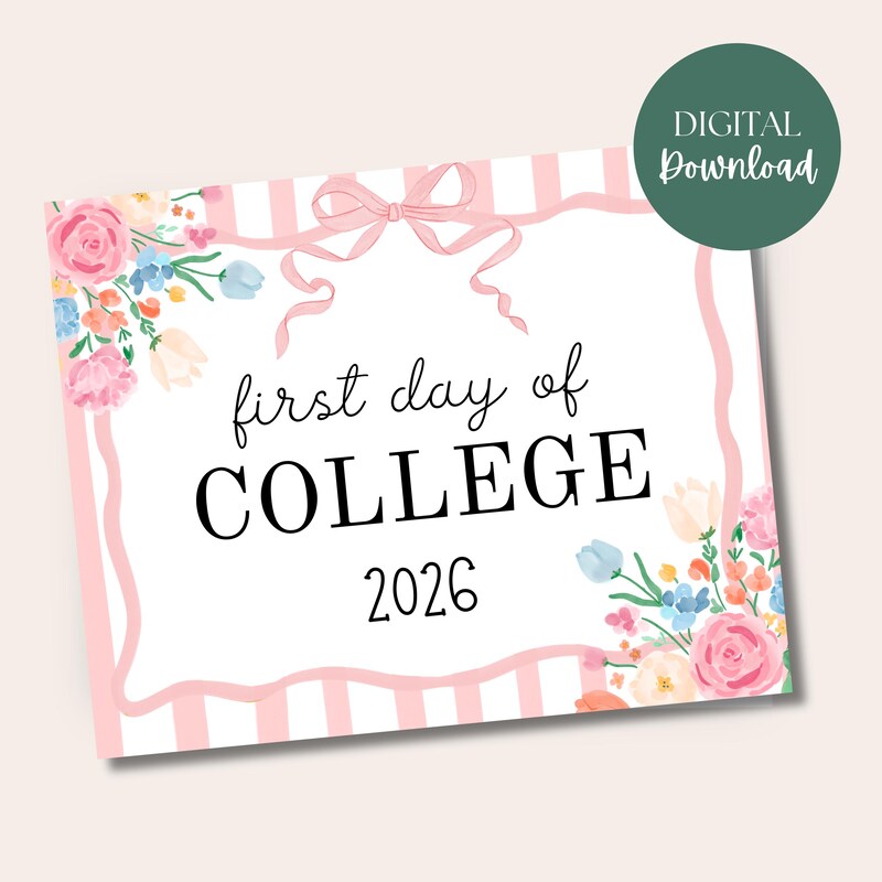 2026 Floral Sticker - Etsy