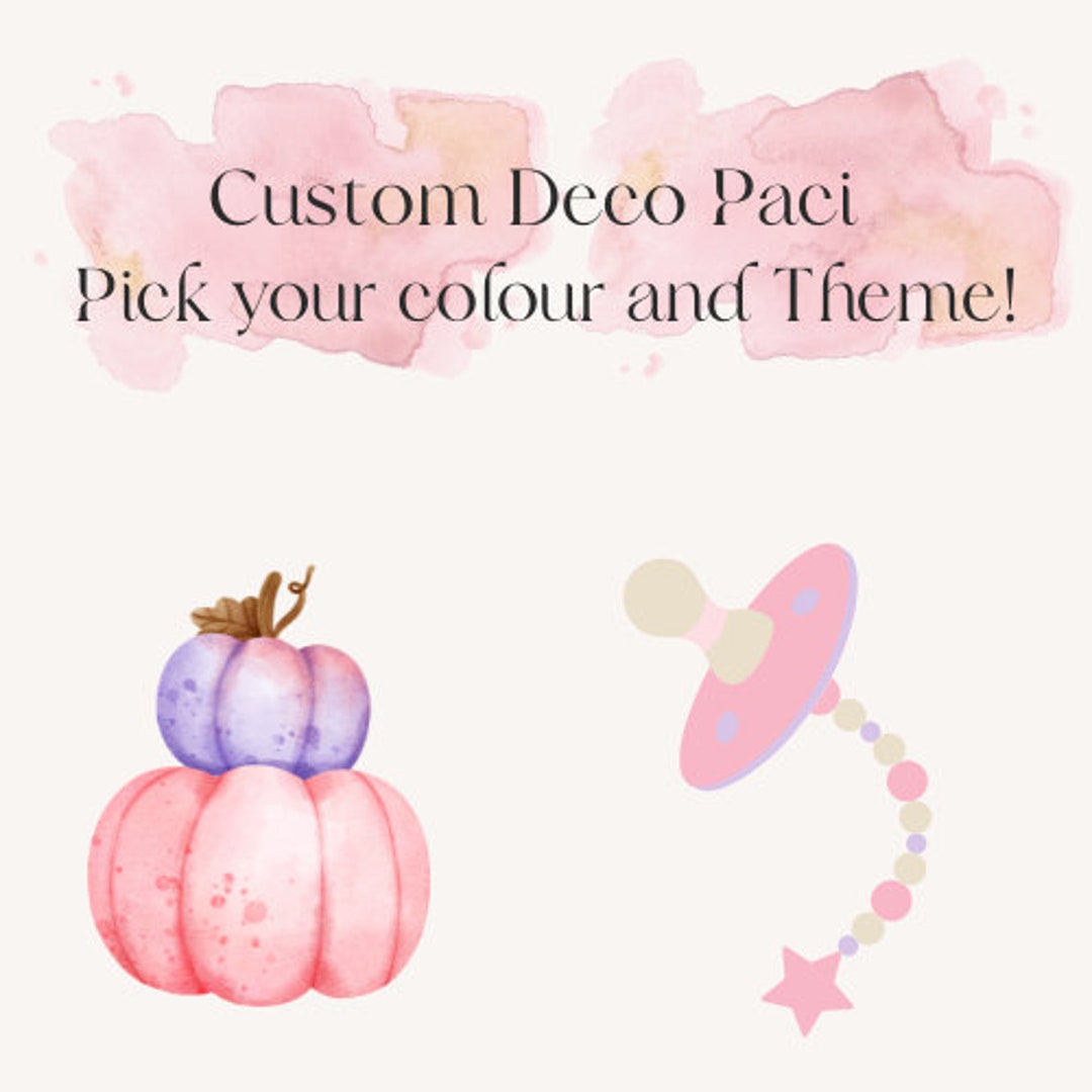 Custom Deco Adult Pacifier - Etsy