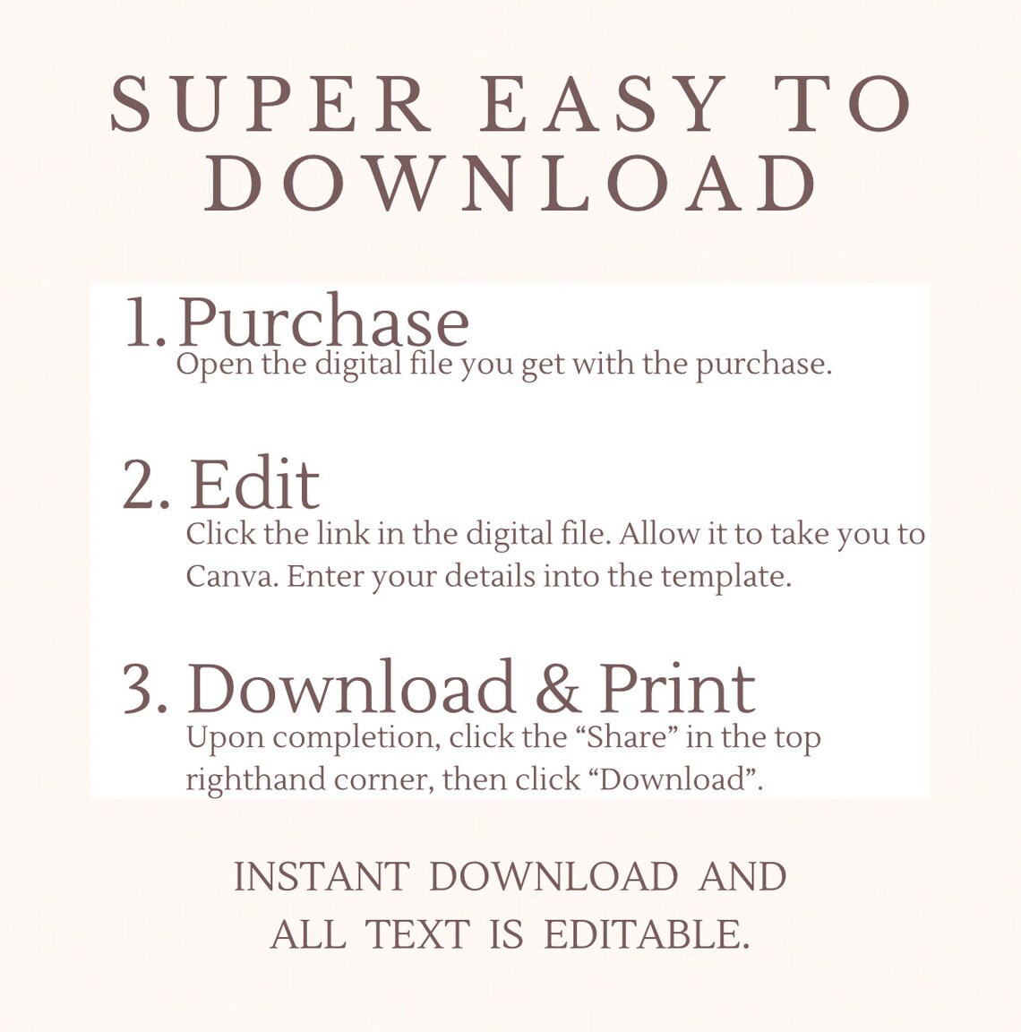 Editable Bar Menu Template - Etsy