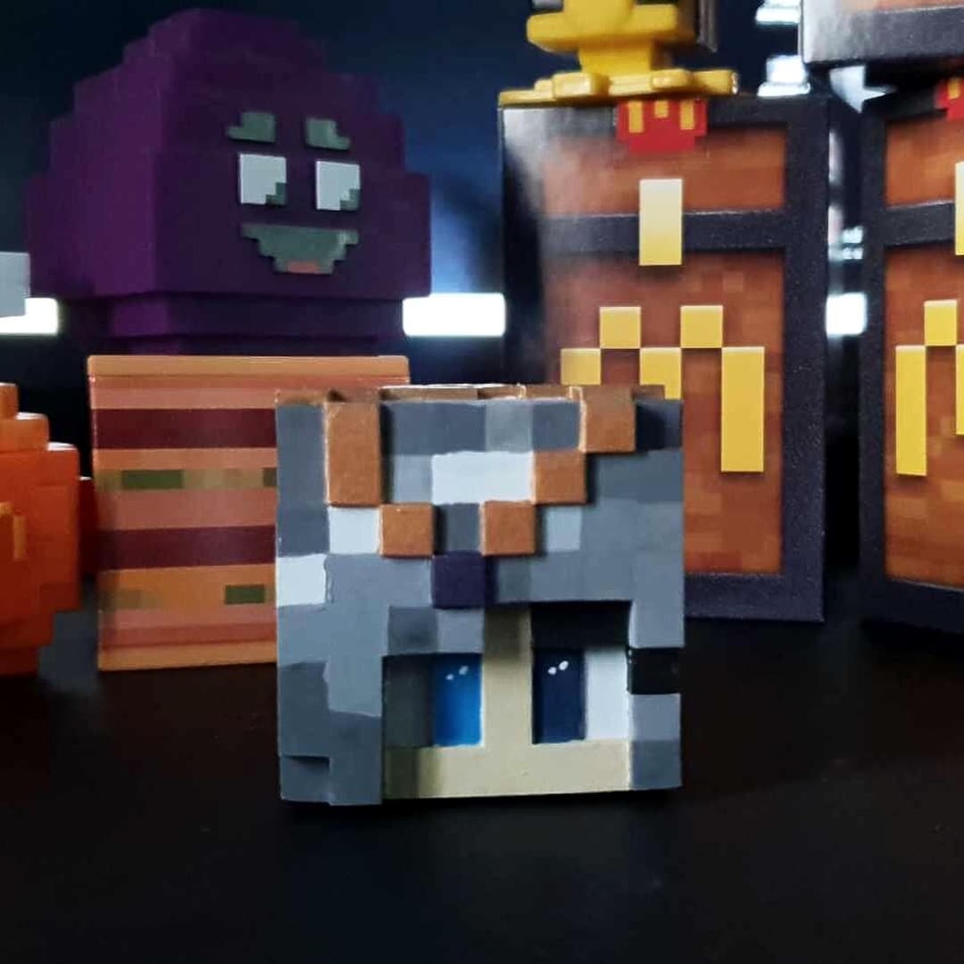 Custom Minecraft Character Head – 3D Printed (painted or Unpainted) - Etsy