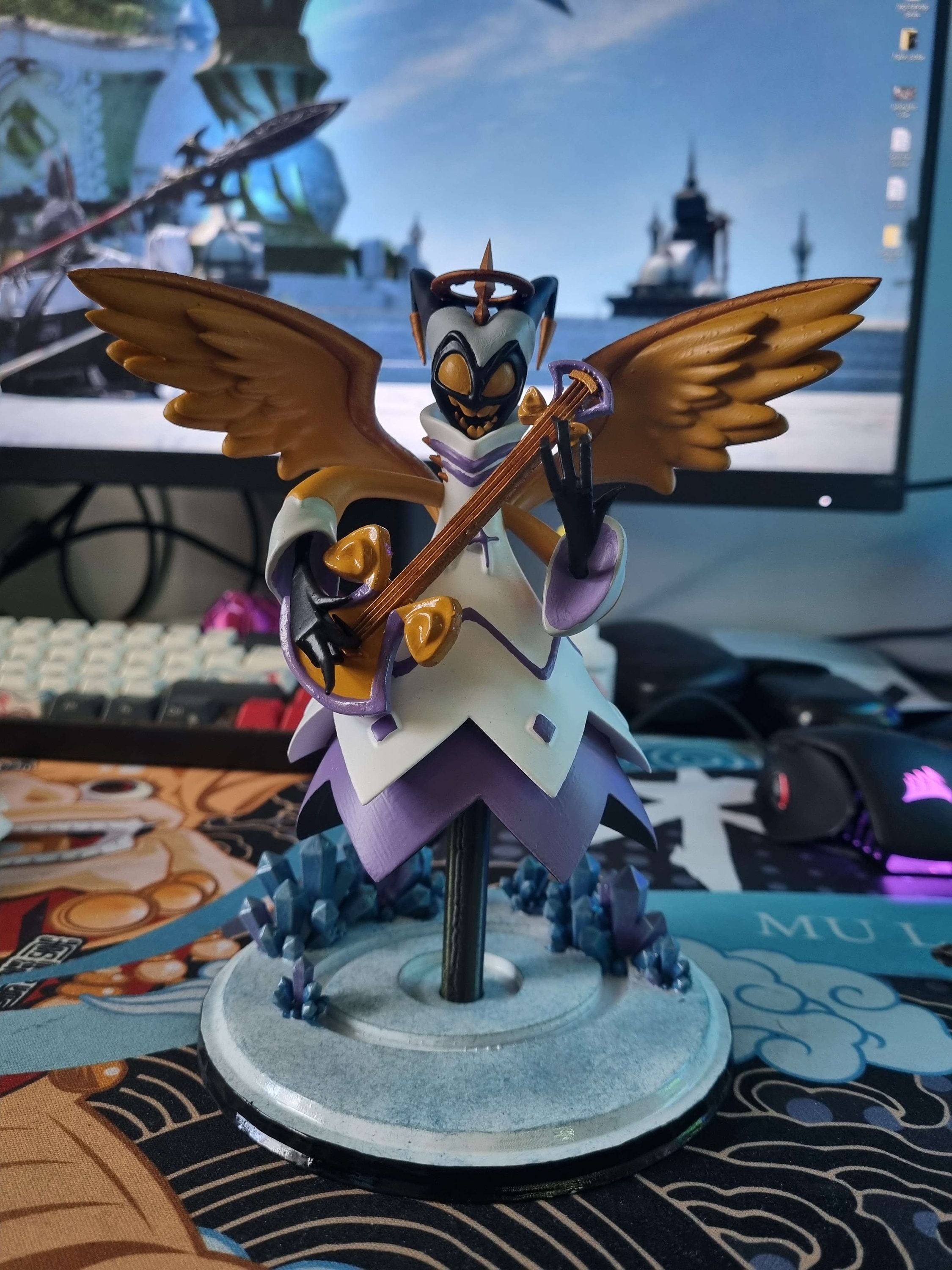 Hazbin Hotel Adam Painted Figure - Etsy