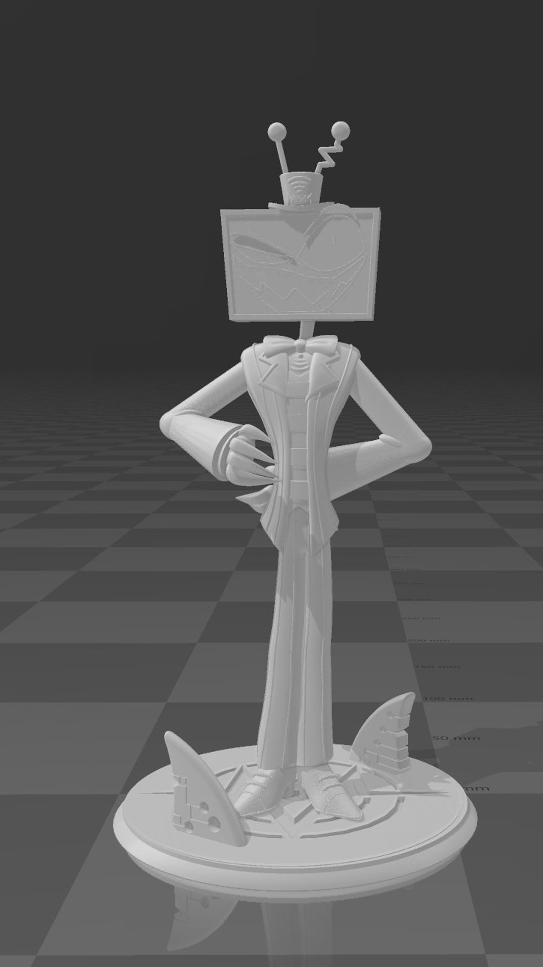 Hazbin Hotel Vox Unpainted Figure Kit - Etsy