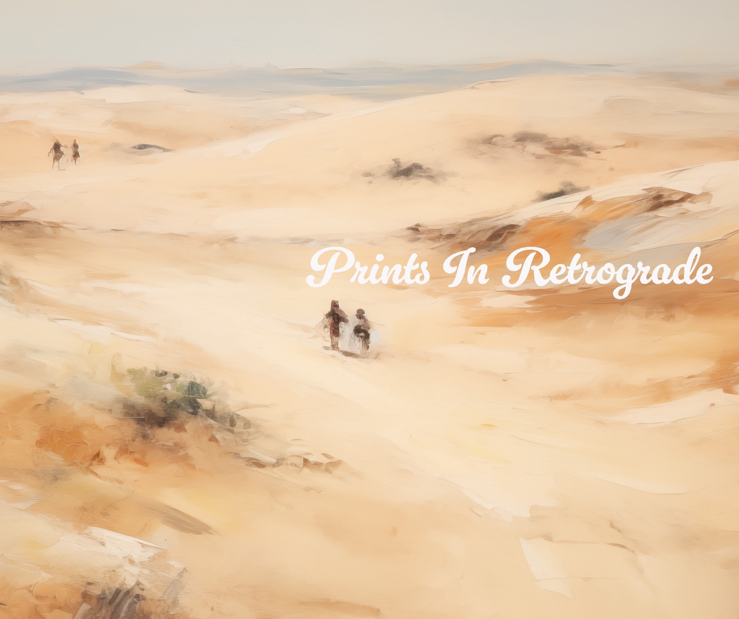 Sand Dune Walkers Digital Print - Oil Painting Family Trip - Printable ...