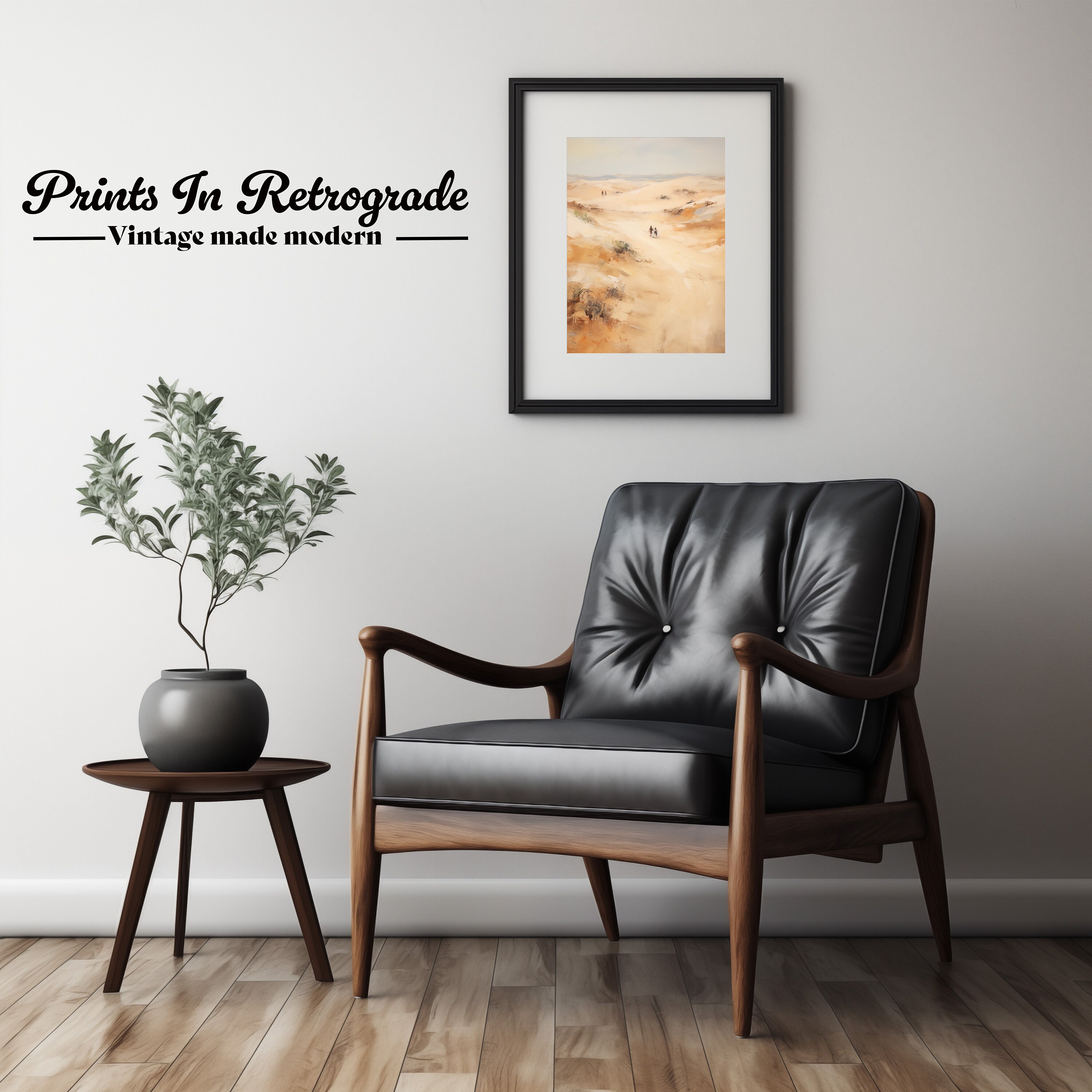 Sand Dune Walkers Digital Print - Oil Painting Family Trip - Printable ...