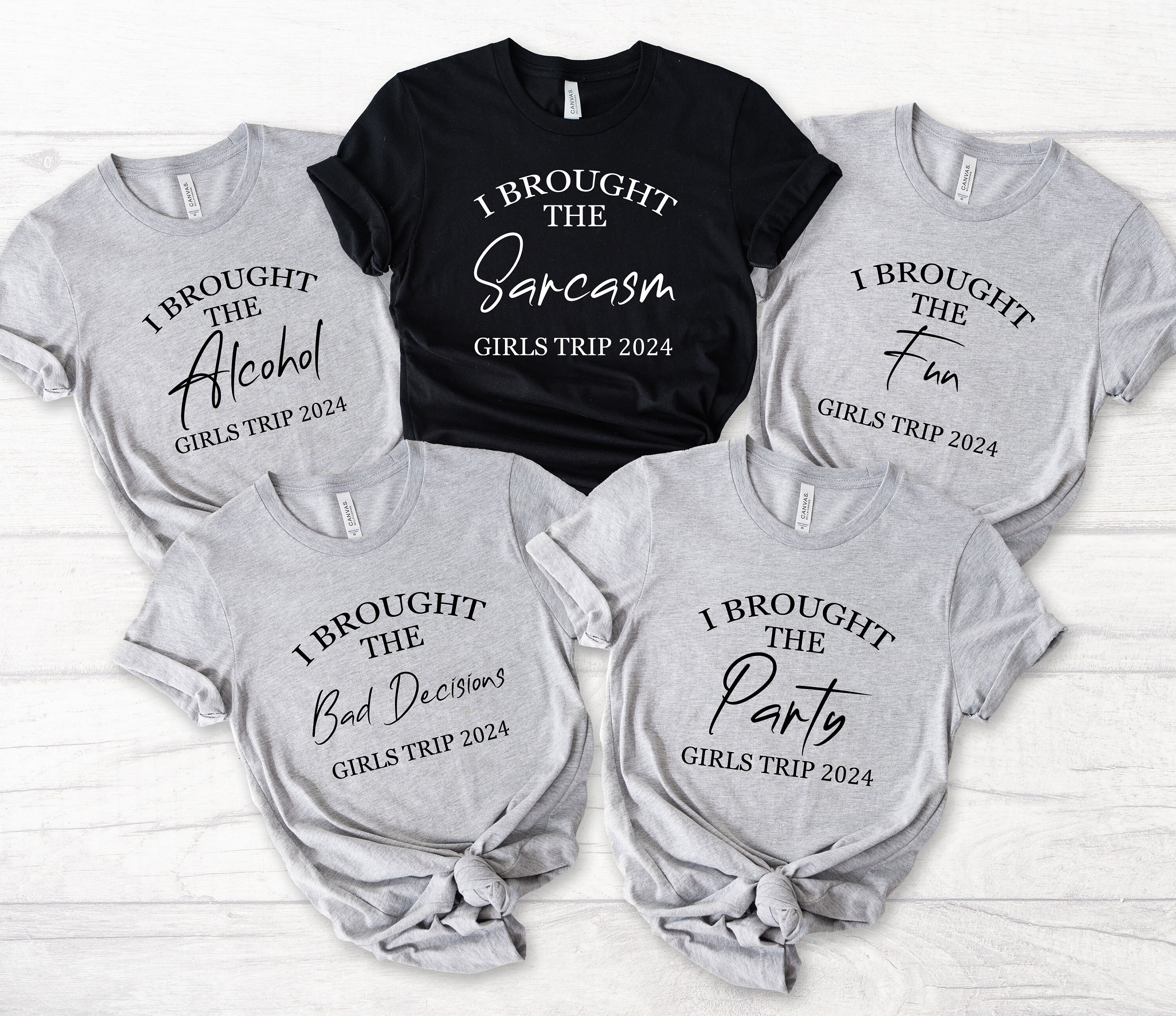 I Brought the Shirt, Girls Trip Shirts, Girls Weekend Shirt, Beach Party Shirts, Girls Party ...