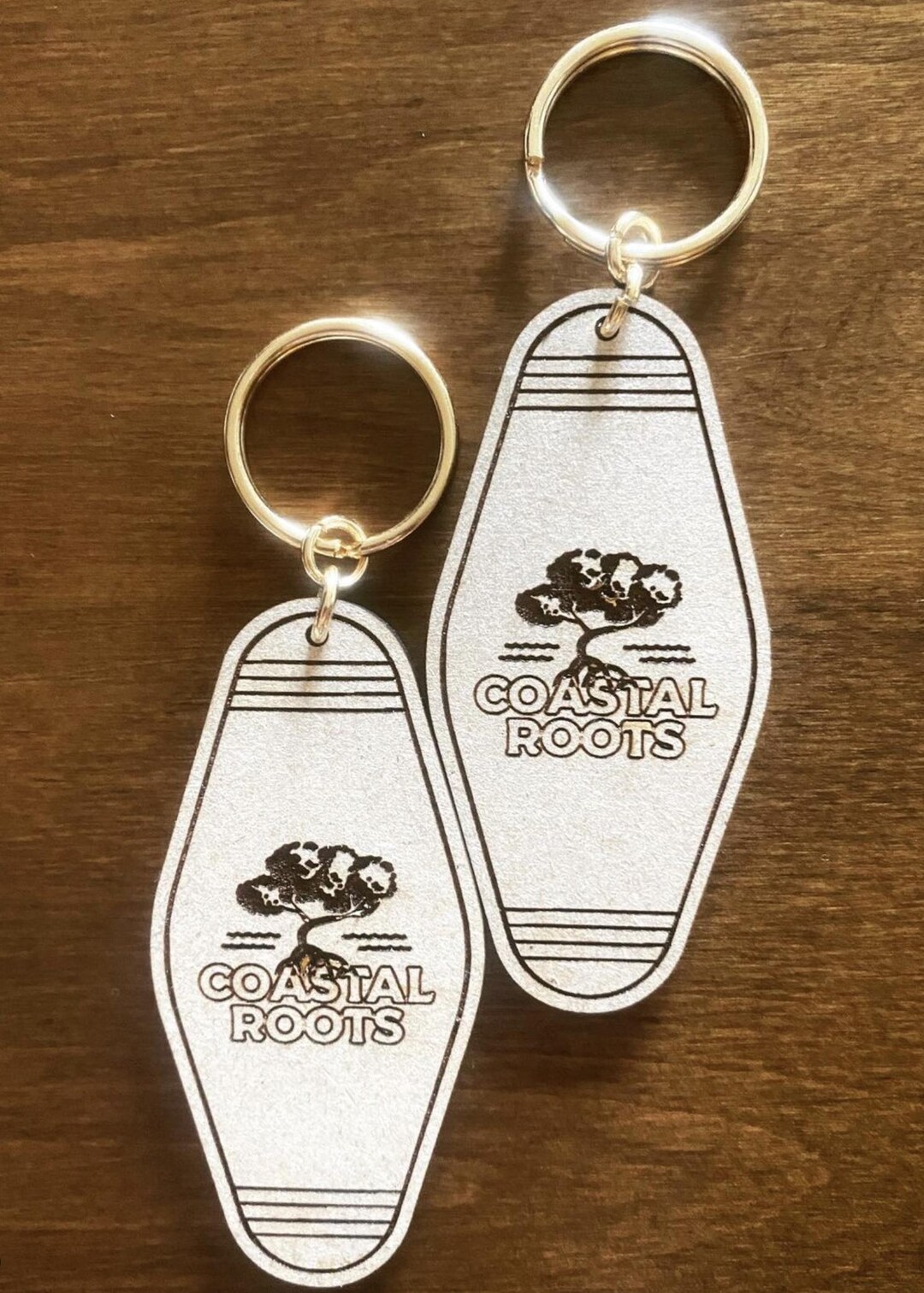 Custom Logo Keychains - Wood - Acrylic - Etsy