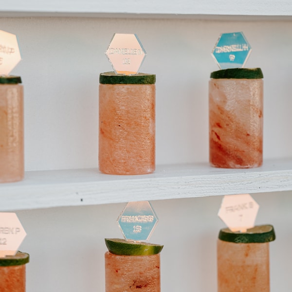 Wedding Shot Glass Seating Chart - Etsy