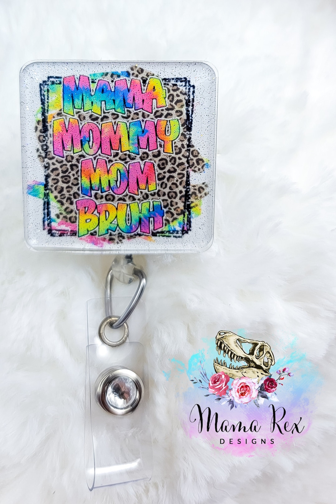 Sparkly Badge Reel Mama Mommy Mom Bruh - Etsy