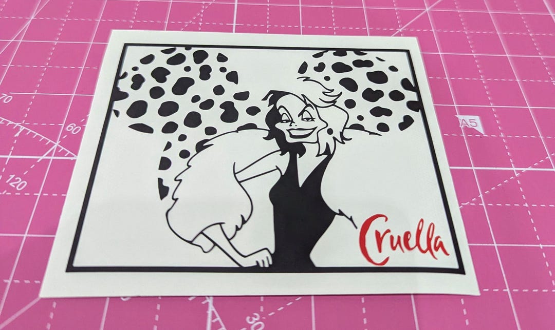 Cruella Decal Sticker - Etsy