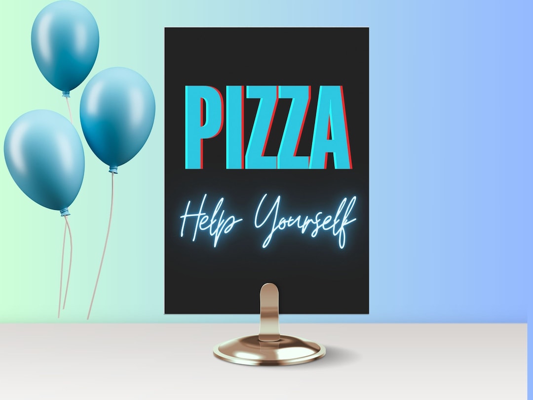 Bruh Birthday Food Signs, Bruh Party, Pizza Party, Teen Birthday, Tween ...