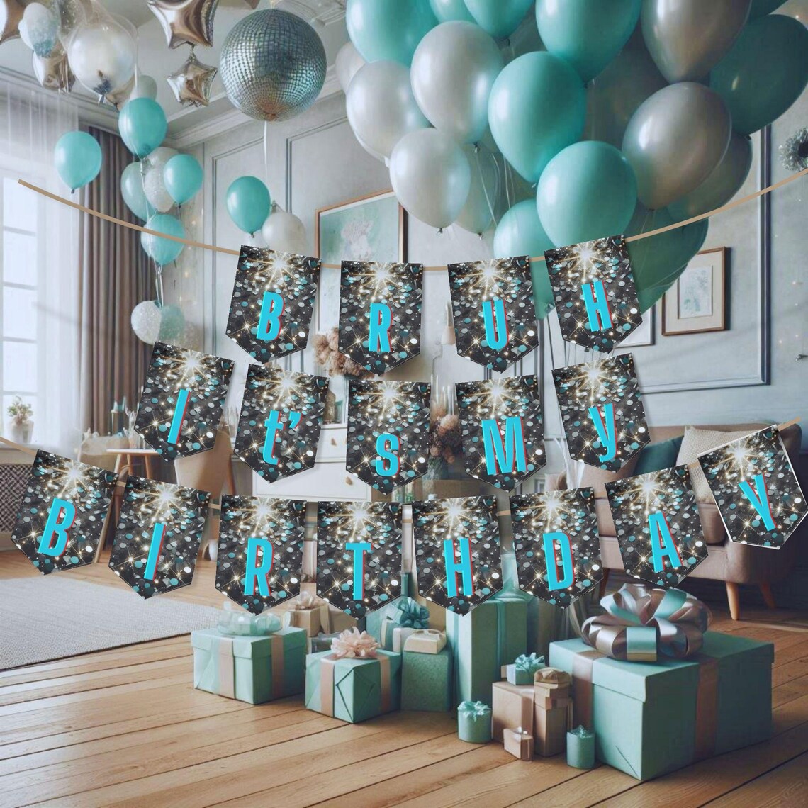 Bruh Birthday Banner, Bruh Birthday Party Bunting, Bruh Birthday ...