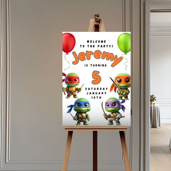 Teenage Mutant Ninja Turtle Sign - Etsy