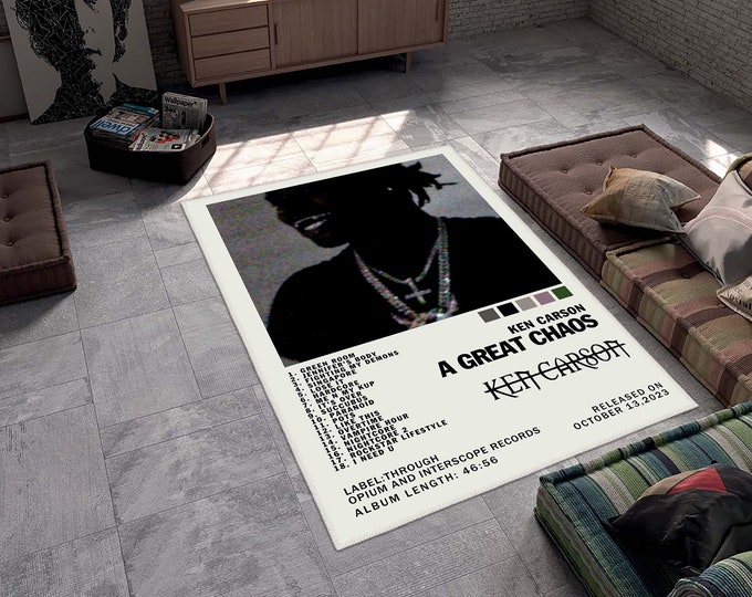 Travis Scott Album Cover Rug,rodeo Album Cover Rug,album Cover Rug,area ...