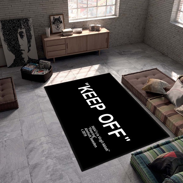 Off White Keep off Rug - Etsy