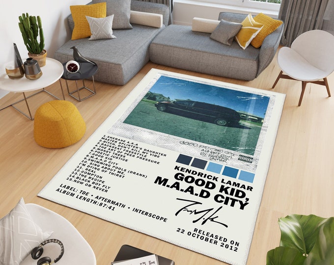 To Pimp A Butterfly by Kendrick Lamar Album Cover Tufted Rug / Custom ...
