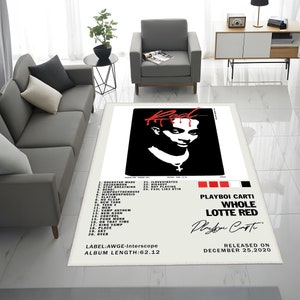 Playboi Carti Album Cover Rug,album Cover Rug,area Rugs,rugs for Living ...