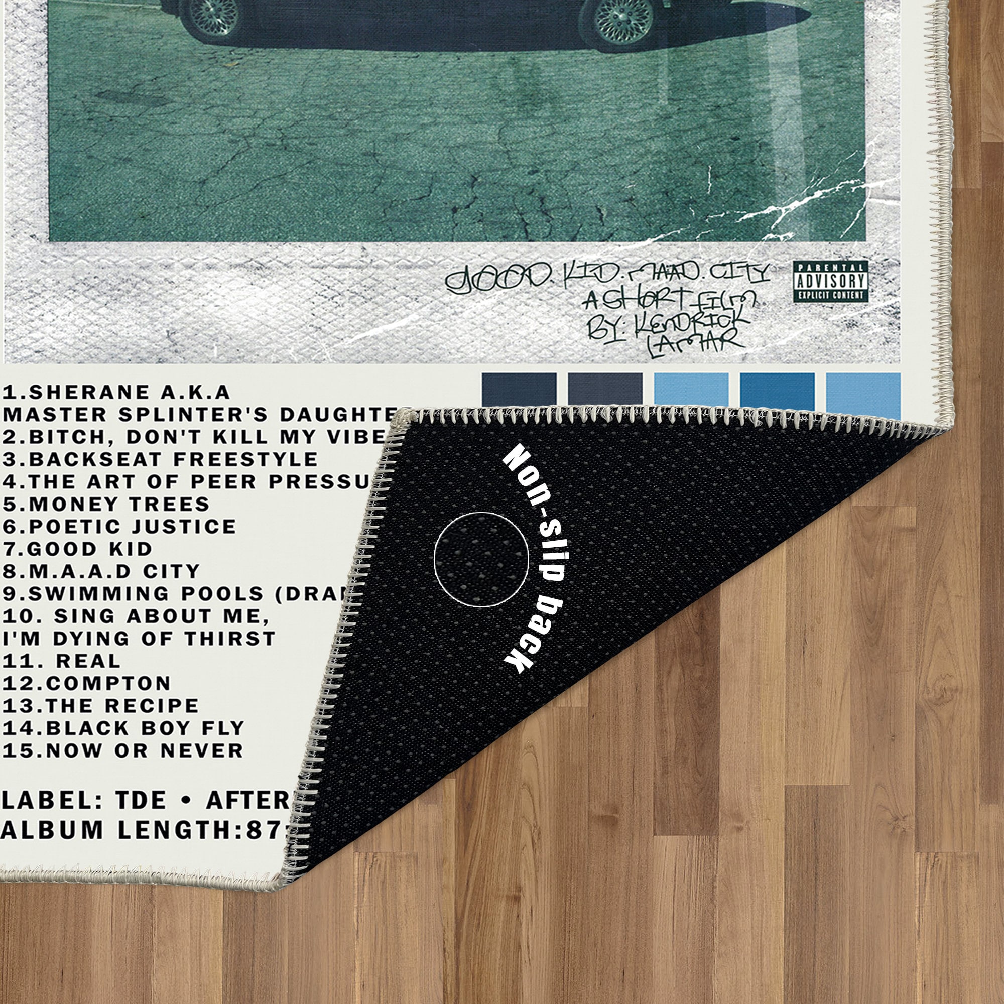 Kendrick Lamar Album Cover Rug,good Kid Album Cover Rug,album Cover Rug ...
