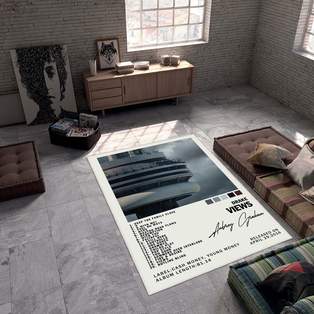 Drake Album Cover Rug,album Cover Rug,area Rugs,living Room Rugs,indoor ...