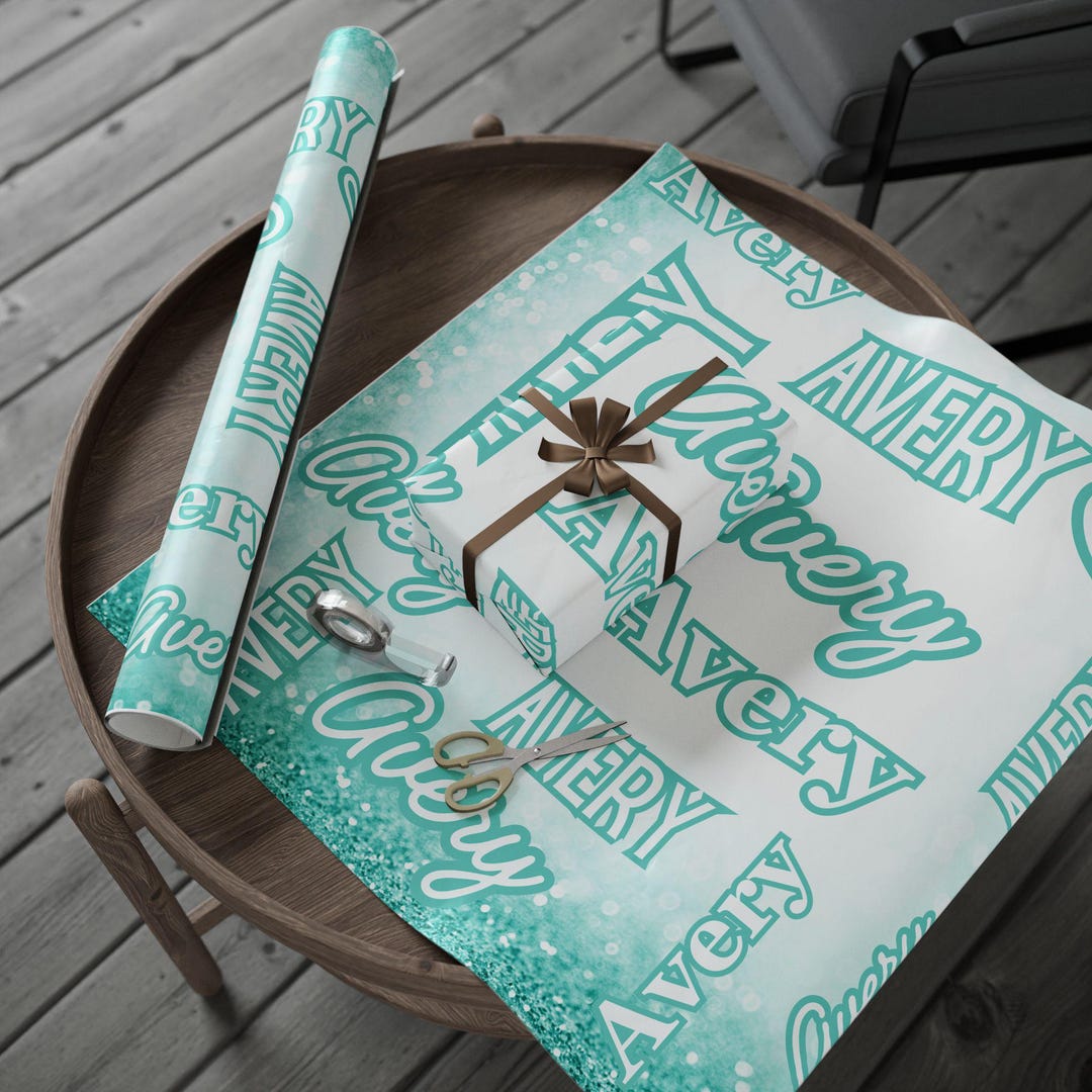 Wrapping Paper With Names, Custom Wrapping Paper With Name ...