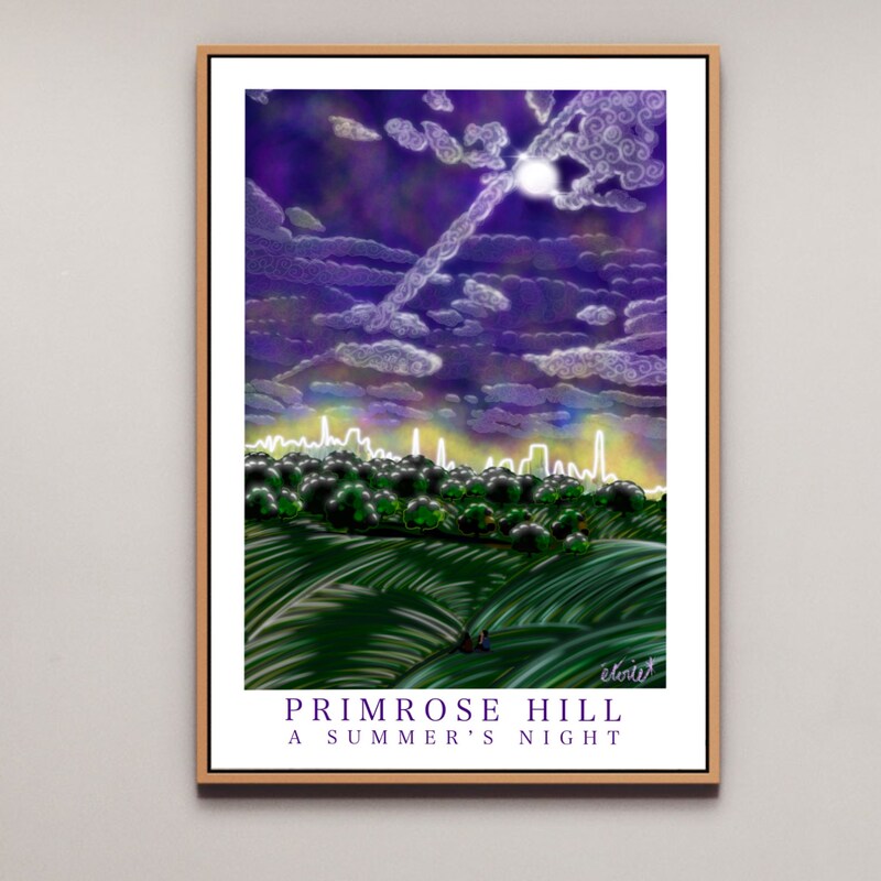 Primrose Hill Print - Etsy UK