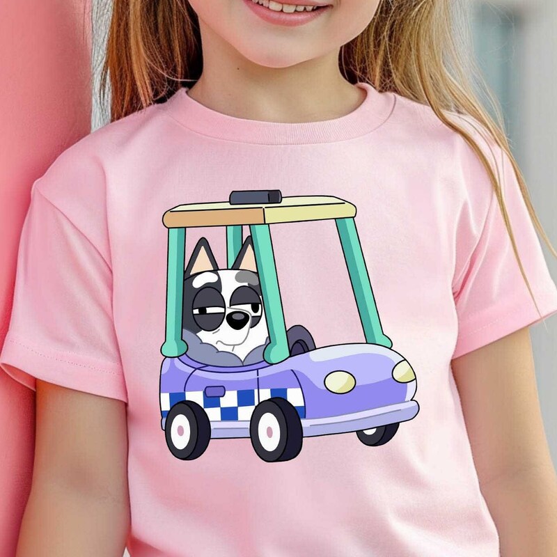 Bluey Muffin Car Shirt - Etsy