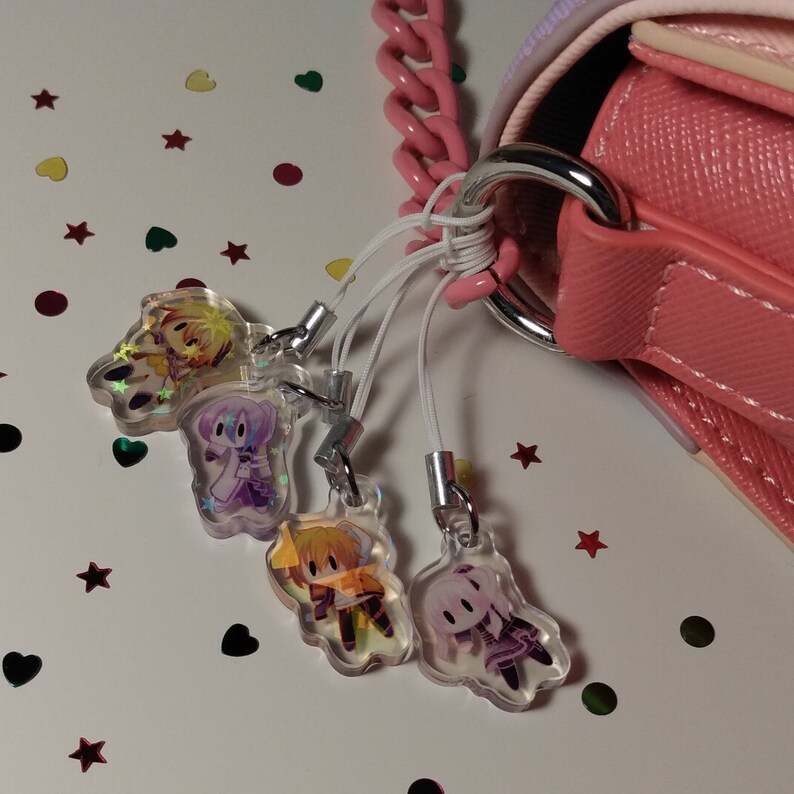 Project Sekai Colorful Stage Mini Holographic Keychains - Etsy