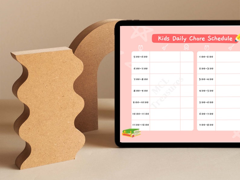 Kids Chore Chart Tracker, Printable Chore List, Reward Chart for Kids ...