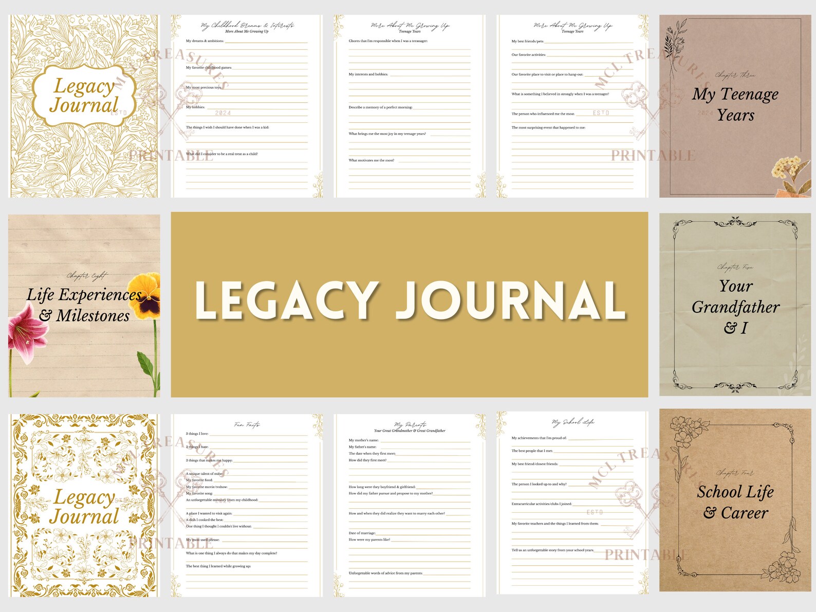 The Ultimate Family Legacy Journal: A Comprehensive Legacy Journal for ...