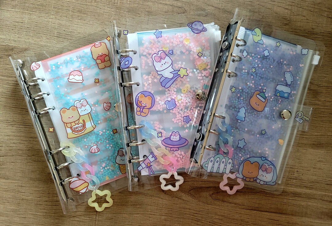 Kawaii Cash Binder - Etsy