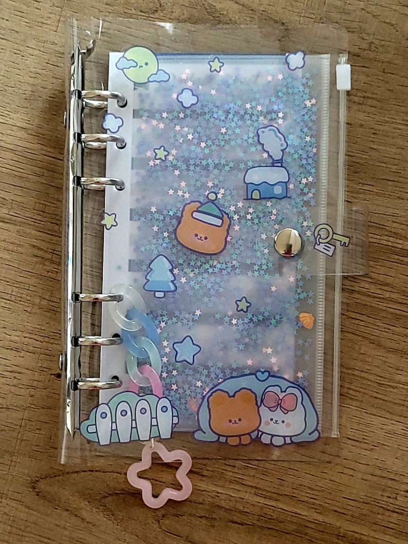 Kawaii Cash Binder - Etsy