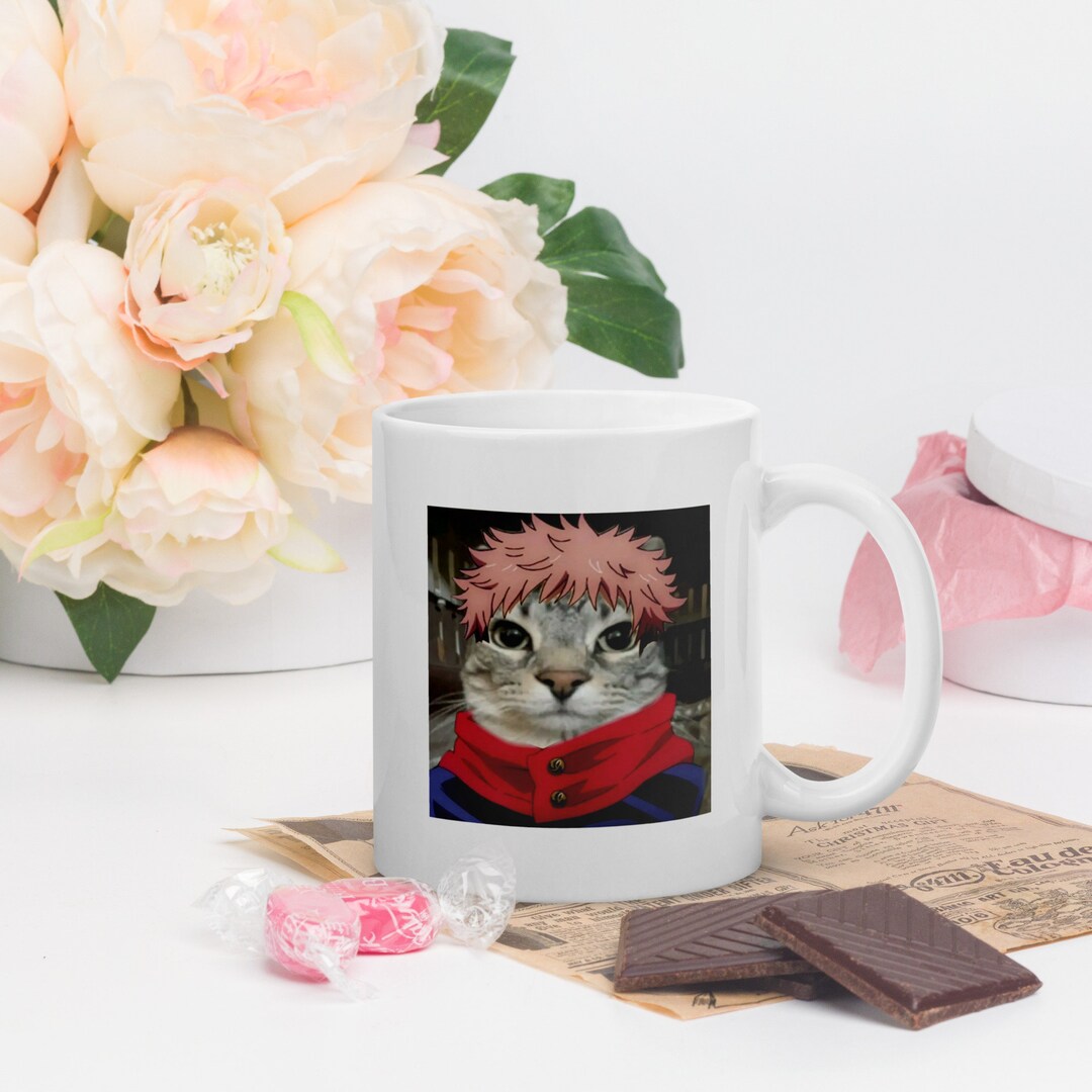 Jujutsu Kaisen's Cat Itadori 11 Oz Ceramic Mug Perfect Surprise for ...