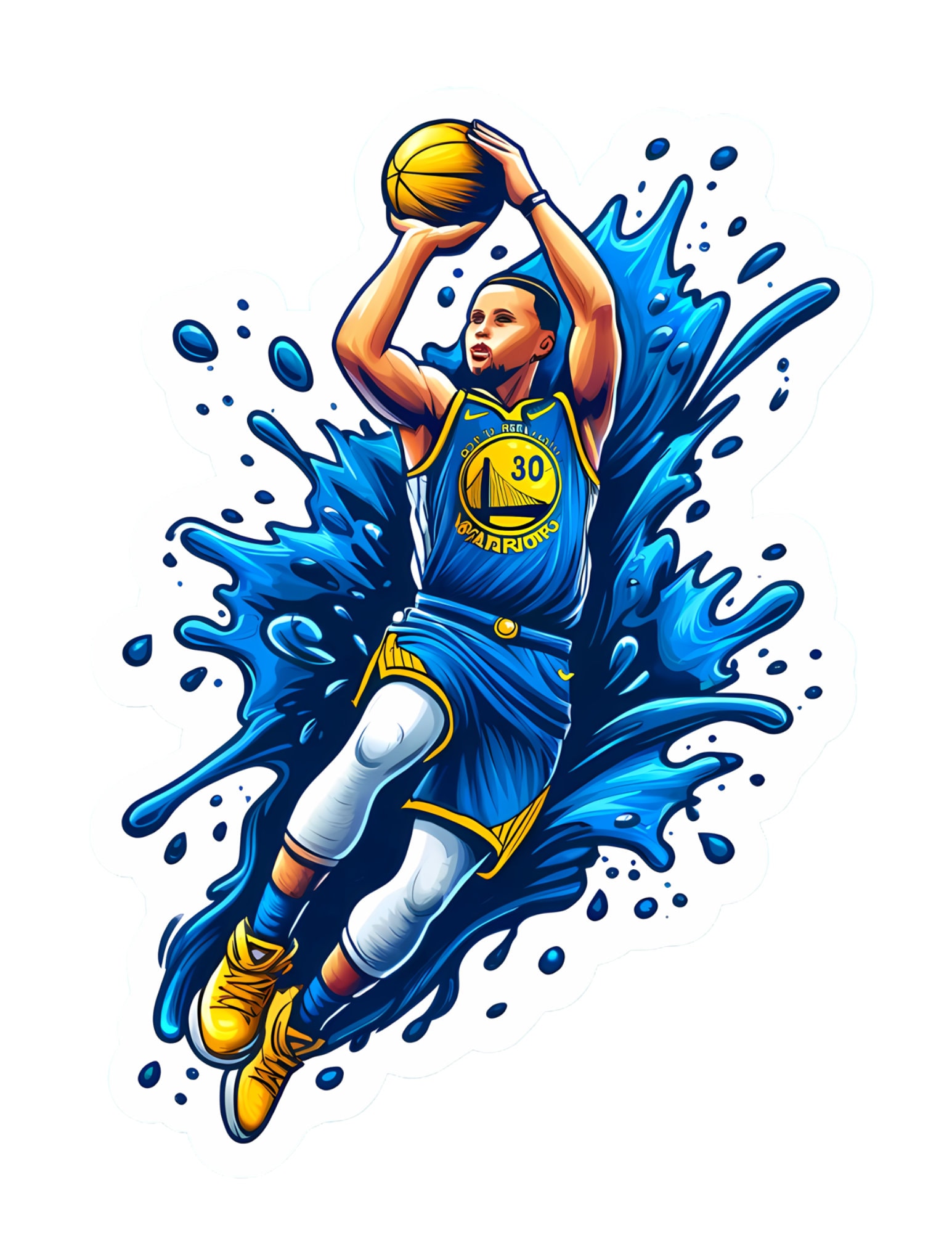 Steph Curry - Paintings & Stickers (multi-purpose) - Etsy
